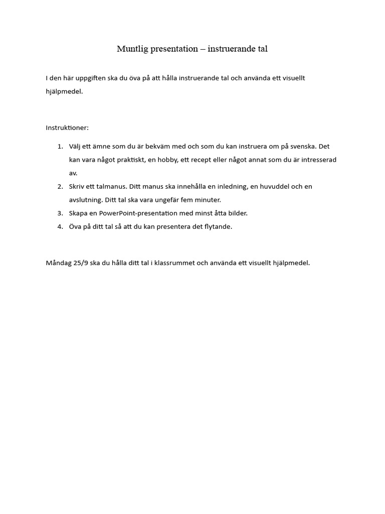 Instruerande Tal | PDF