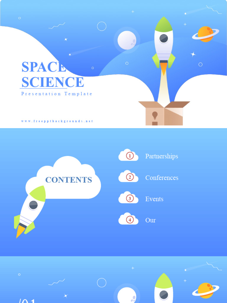 Space Science PPT Template | PDF