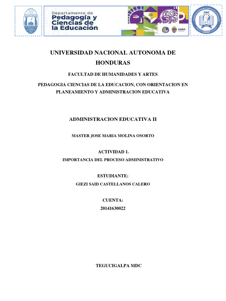Administracion Ii Pdf Planificación Teoría