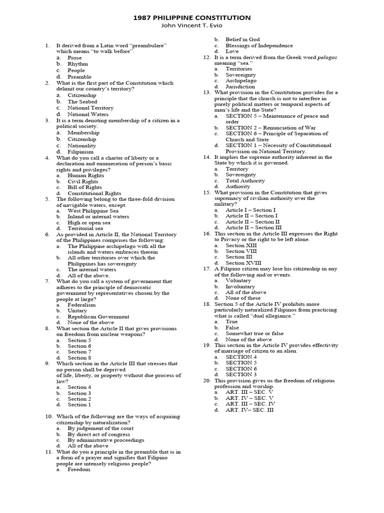 It Derived From A Latin Word | PDF | Constitution | Citizenship