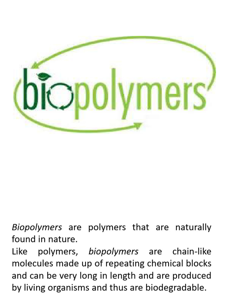 Biopolymers | PDF