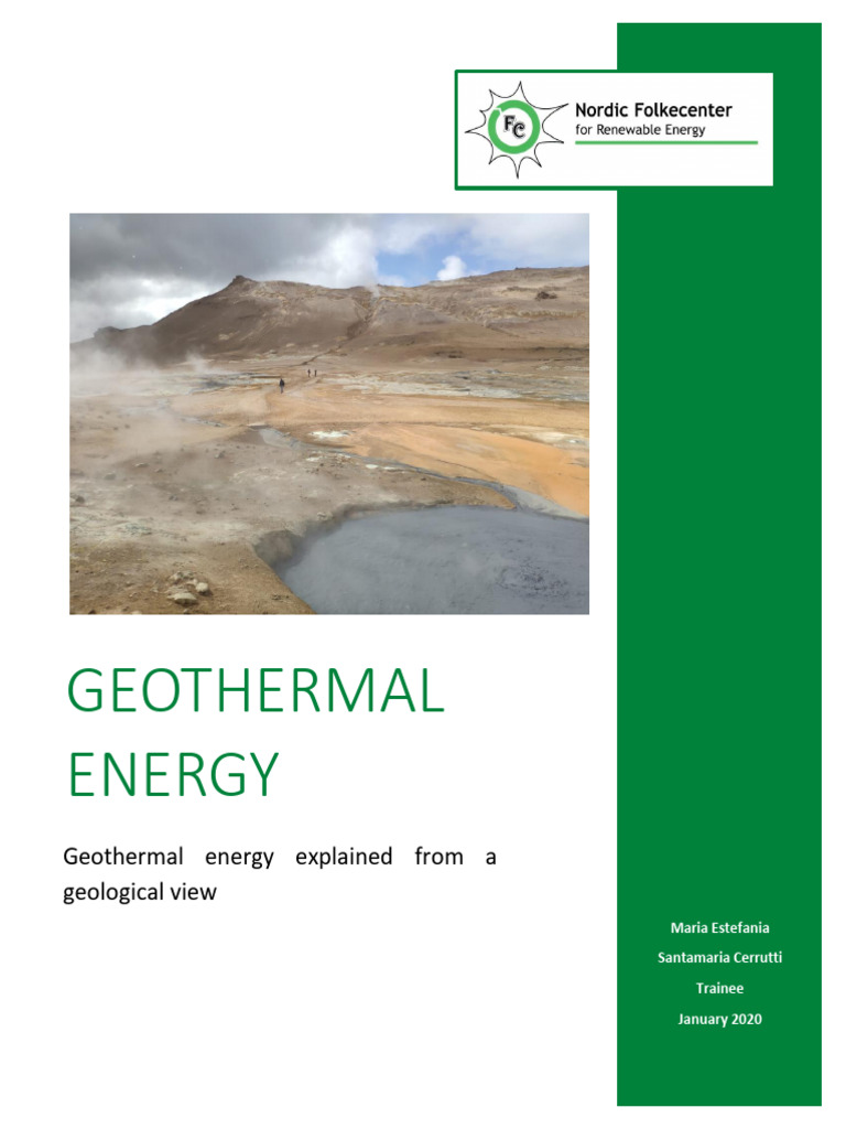 Geothermal Energy From A Geological Point of View | PDF | Geothermal ...
