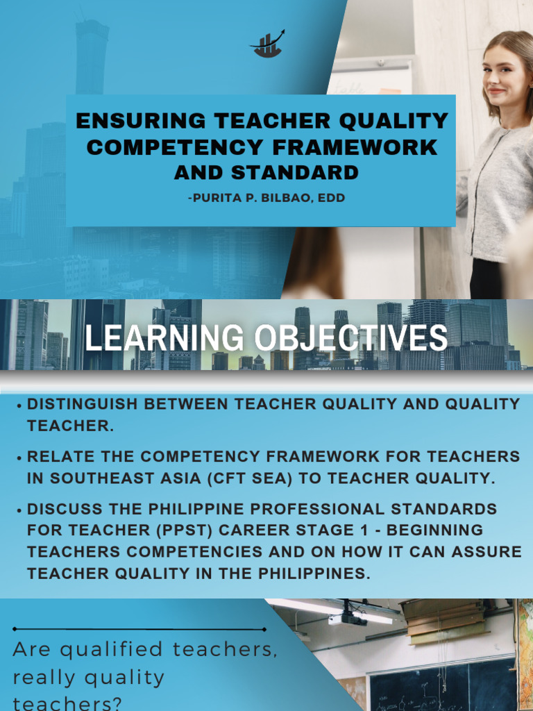 Ensuring Teacher Quality Competency Framework and Standard | PDF ...