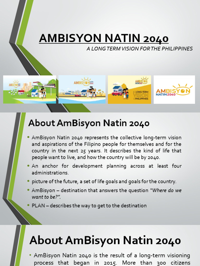 Ambisyon Natin 2040 | PDF