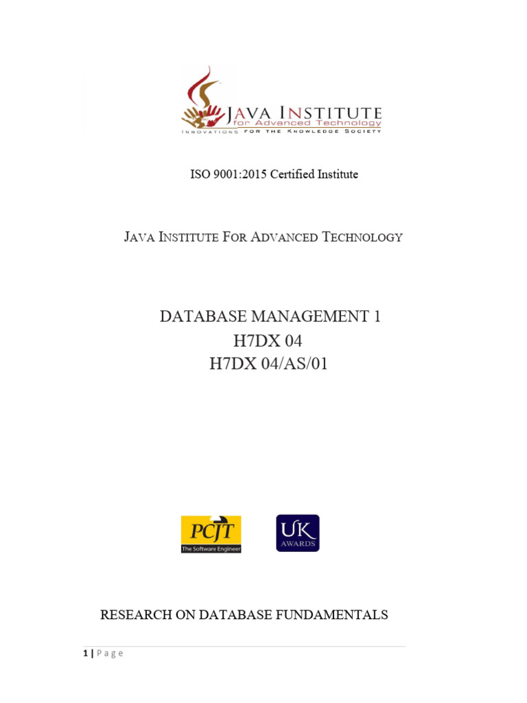DBMS Assignment 1 | PDF | Databases | Relational Model DBMS Assignment 1 | PDF | Databases | Relational Model