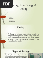 Types of Facings and Interfacings Explained | PDF | Seam (Sewing) | Sewing