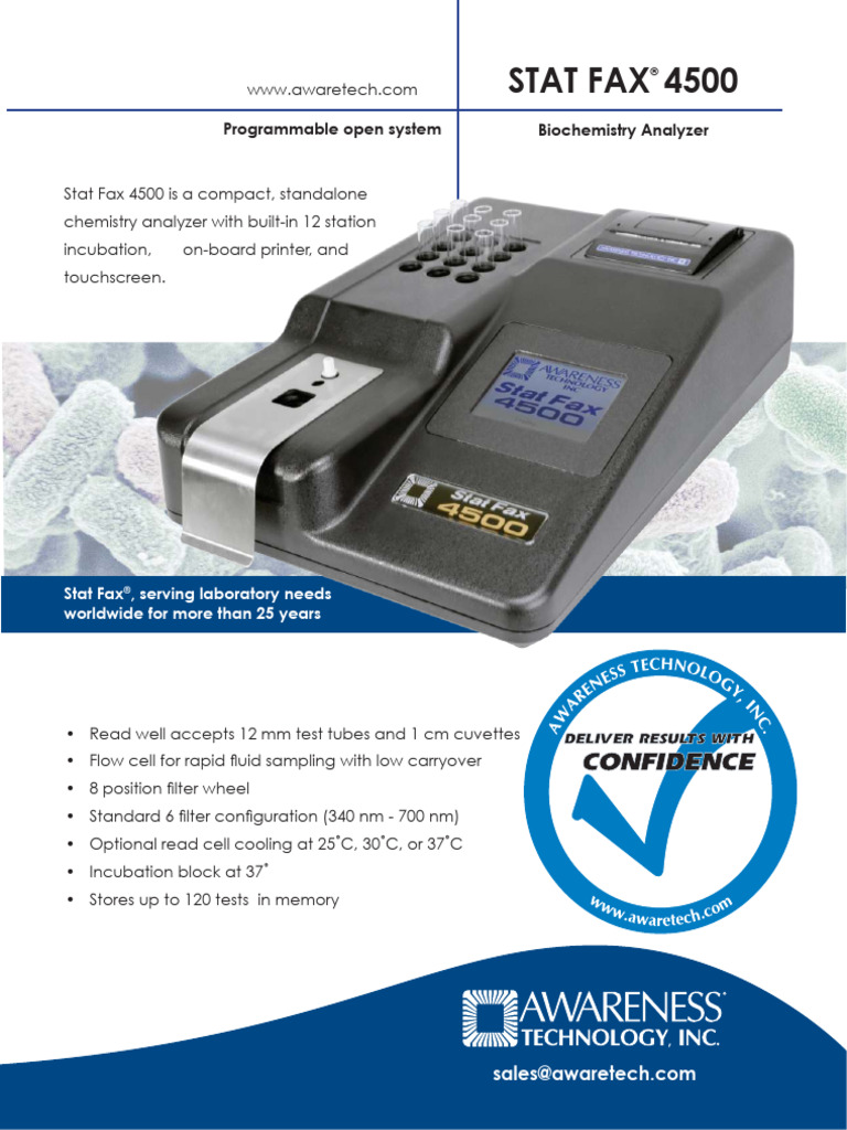 Stat Fax 4500 Bio | PDF | Touchscreen | Printer (Computing)