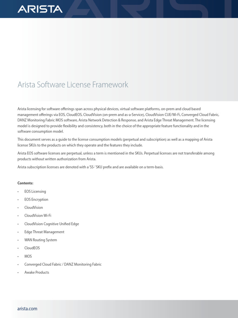 Software Licensing Framework | PDF