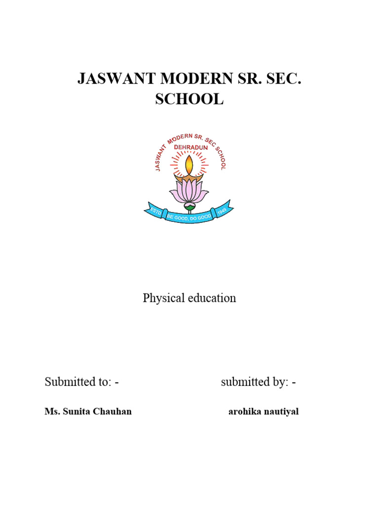 Physical Education Report | PDF