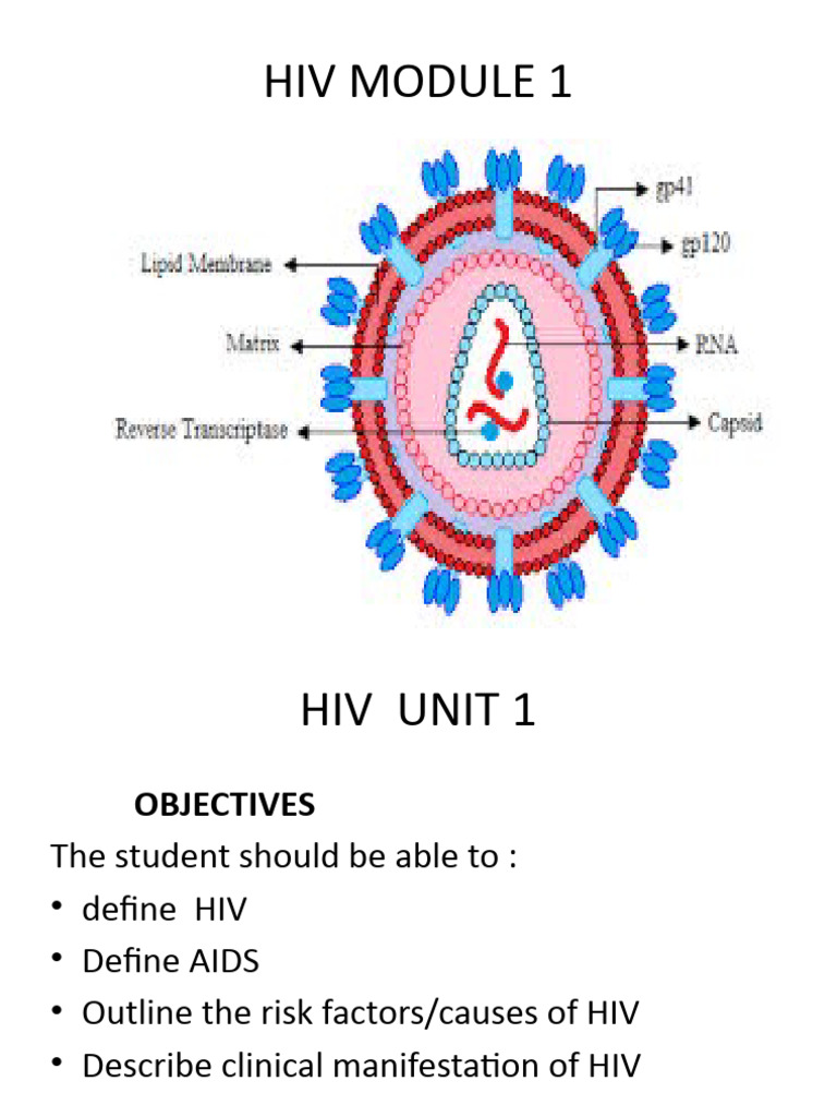 Hiv Unit 1 | PDF | Hiv/Aids | Management Of Hiv/Aids