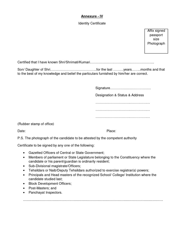 Annexure - IV | PDF