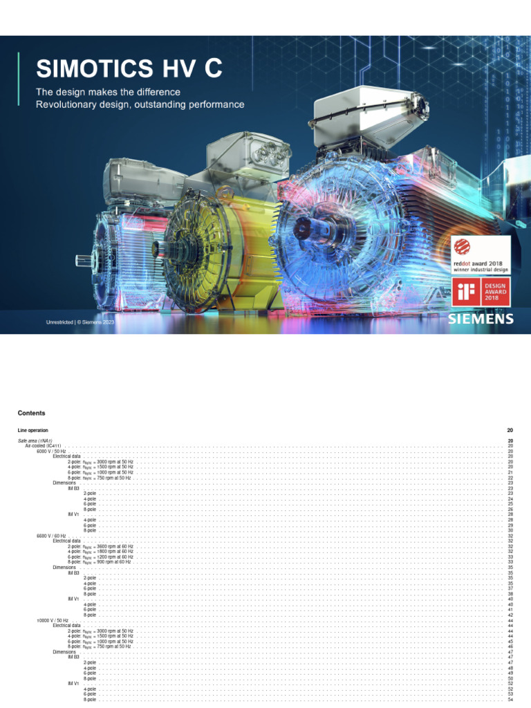 Motor Specs: Voltage, Frequency, Poles | PDF | Temporal Rates | Frequency