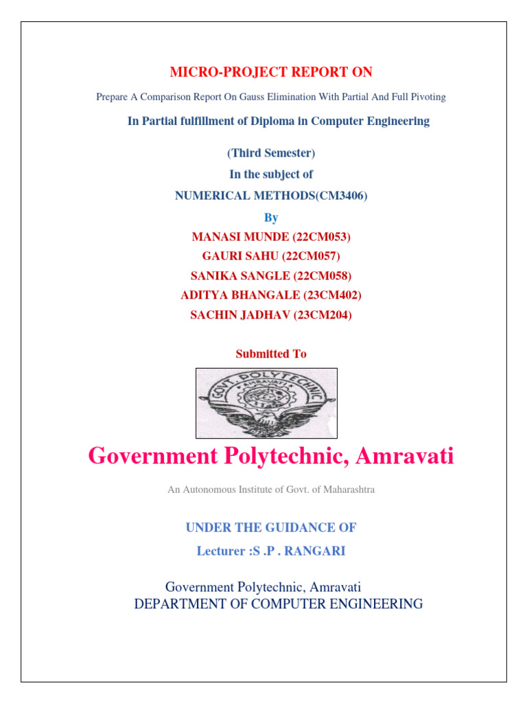 NM Project Final 23-24 | PDF | Computer Programming | Mathematics Of Computing