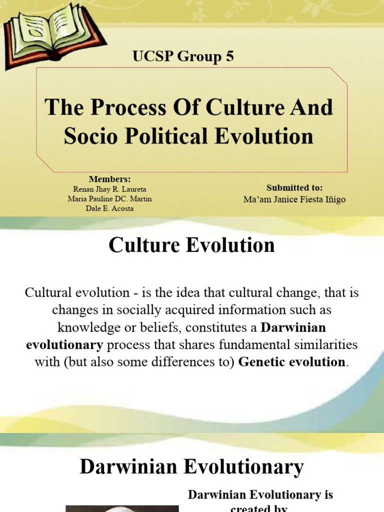 The Process of Culture and Socio Political Evolution | PDF | Evolution ...