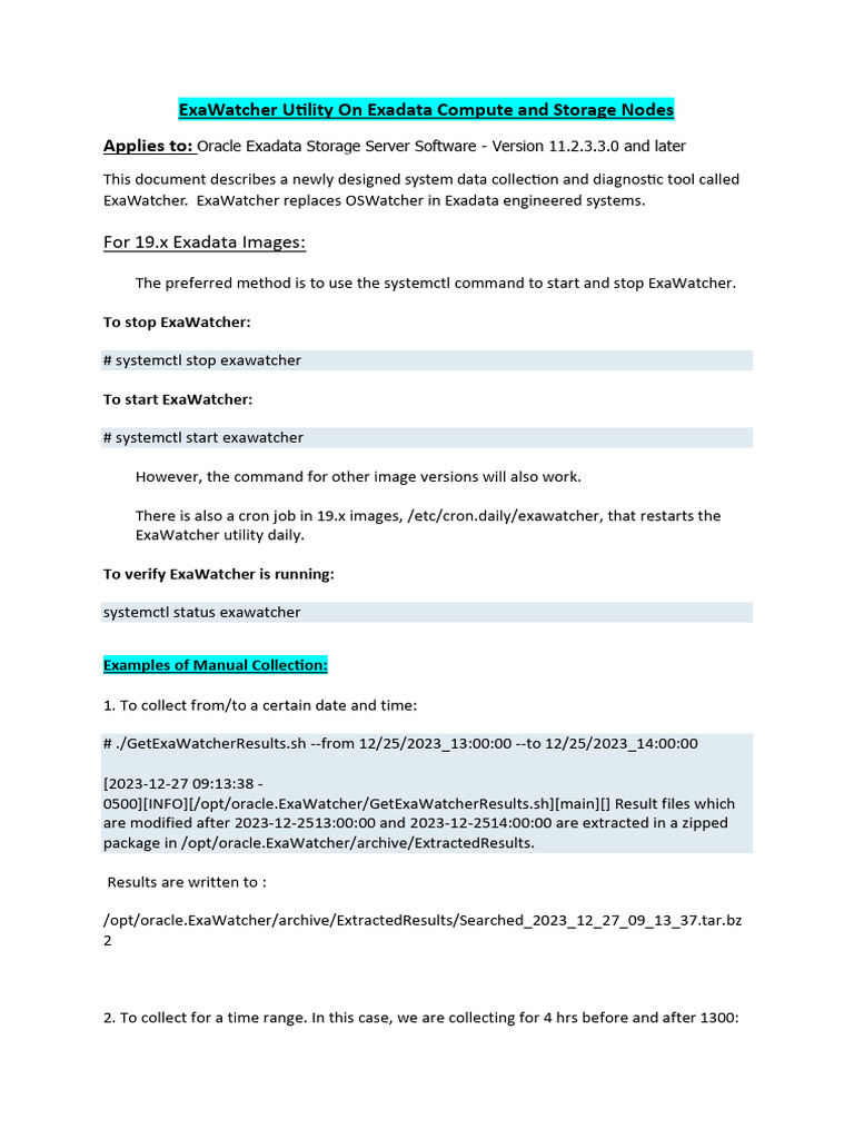 Exawatcher Utility | PDF | Zip (File Format) | Computer File