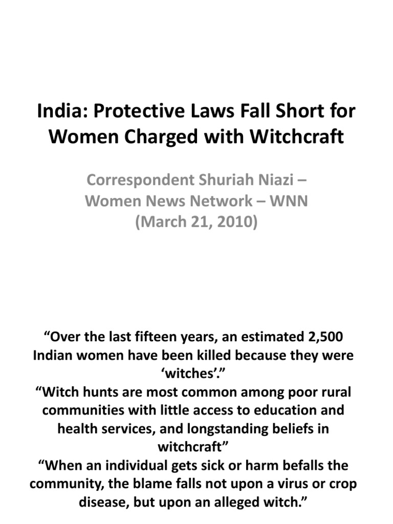 Witchcraft Presentation | PDF | Witchcraft | Witch Hunt