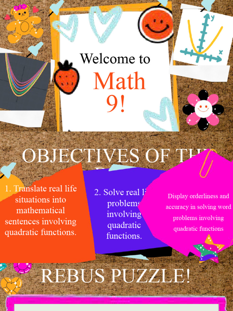 Application of Quadratic Function | PDF | Quadratic Equation | Mathematics