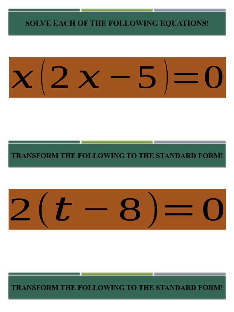 Solving Quadratic Equations and Word Problems | PDF | Length | Area