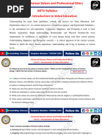 UHV Unit-3 Lecture Notes | PDF | Happiness | Love