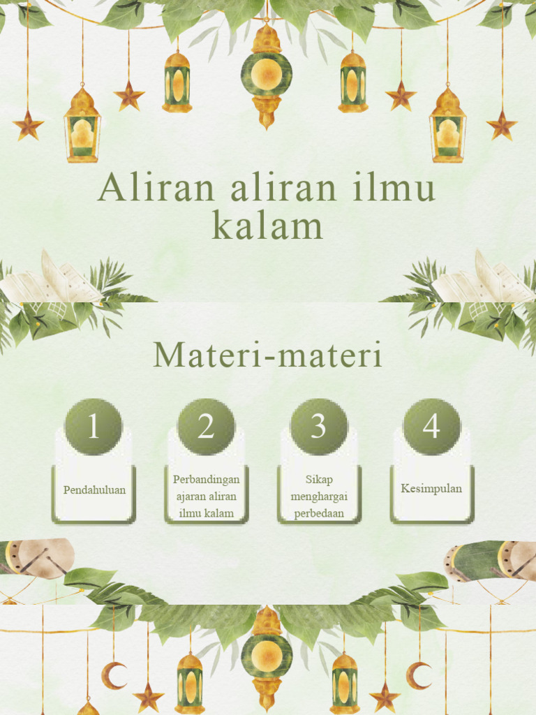 Aliran Ilmu Kalam dalam Teologi Islam | PDF