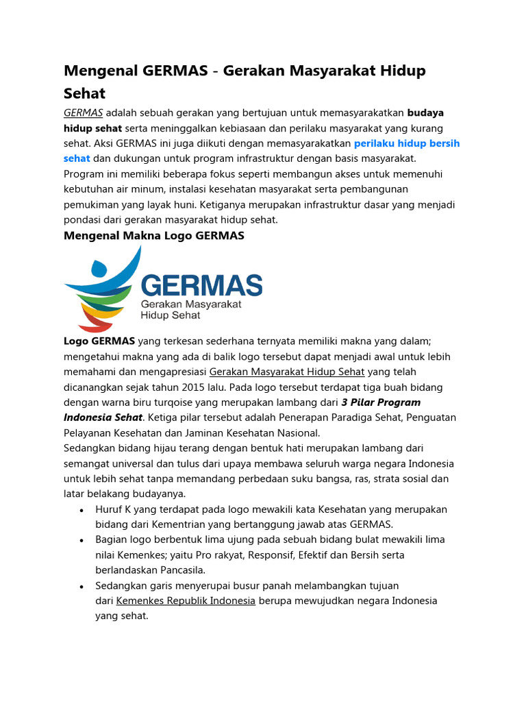 Mengenal GERMAS | PDF