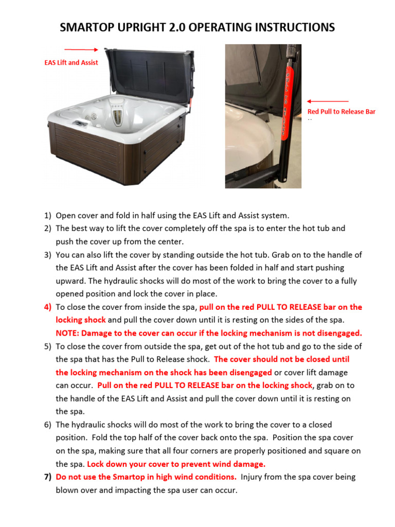 Smartop Upright 2.0 Operating Instructions | PDF