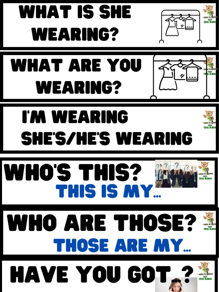 Wearing y Have Got | PDF