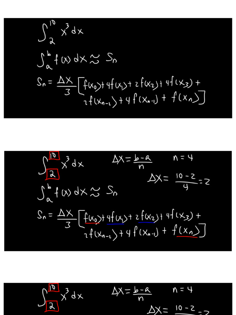 Simpson's Rule | PDF