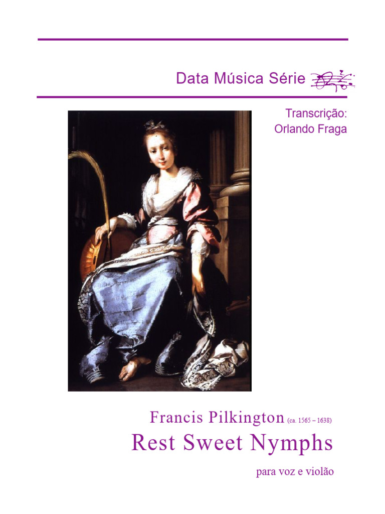 Francis Pilkington: Rest Sweet Nymphs, para Voz e Violão | PDF