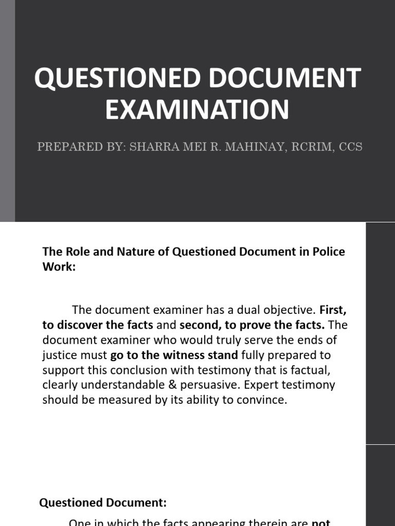 Forensic Document Analysis Guide | PDF | Ink | Forgery