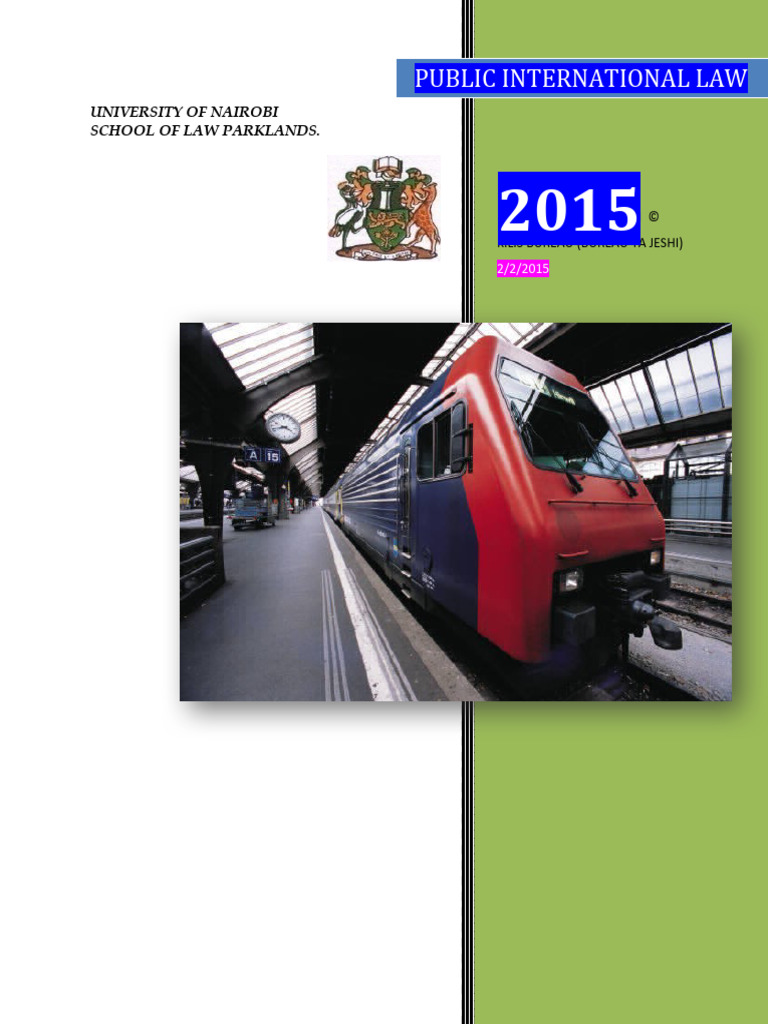 Main Notes PIL | PDF | International Law | Natural Law