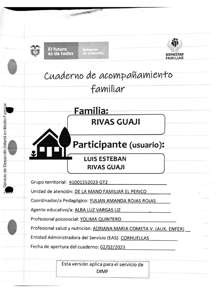 Flia Rivas Guaji Ultimo | PDF