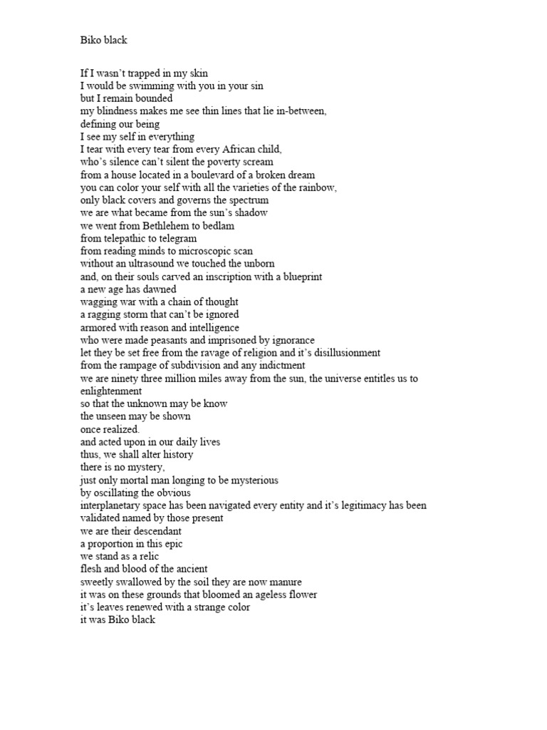 Biko Black | PDF | Young Adult