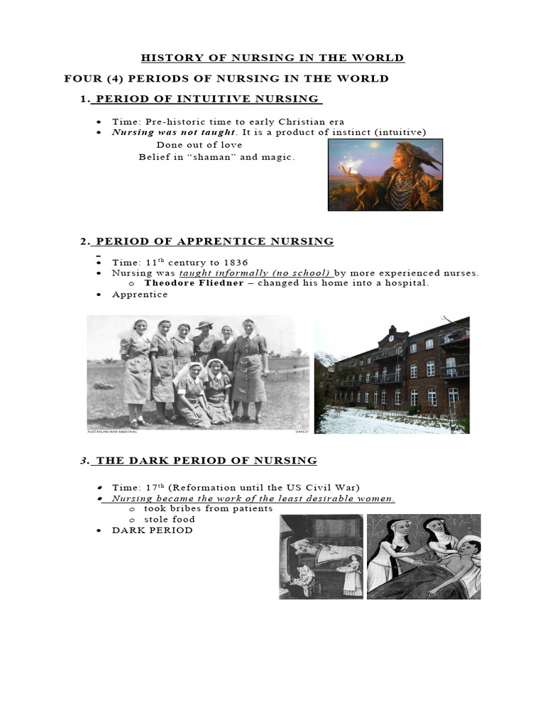 Global Nursing History Overview | PDF | Nursing | Health Informatics