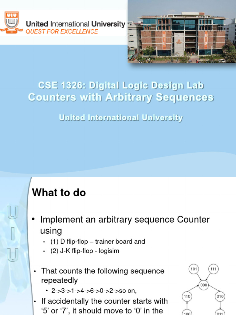 DLD 09 Arbitrary Seq Counter | PDF