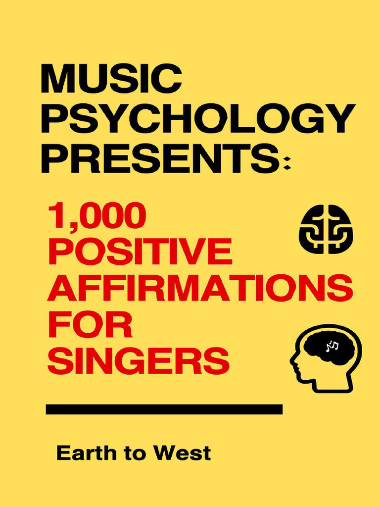 1,000 Positive Affirmations For Singers | Download Free PDF | Singing ...