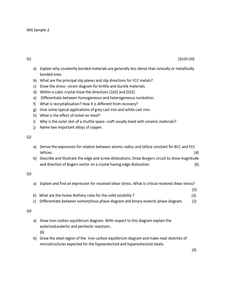 IMS Sample-3 | Download Free PDF | Steel | Heat Treating