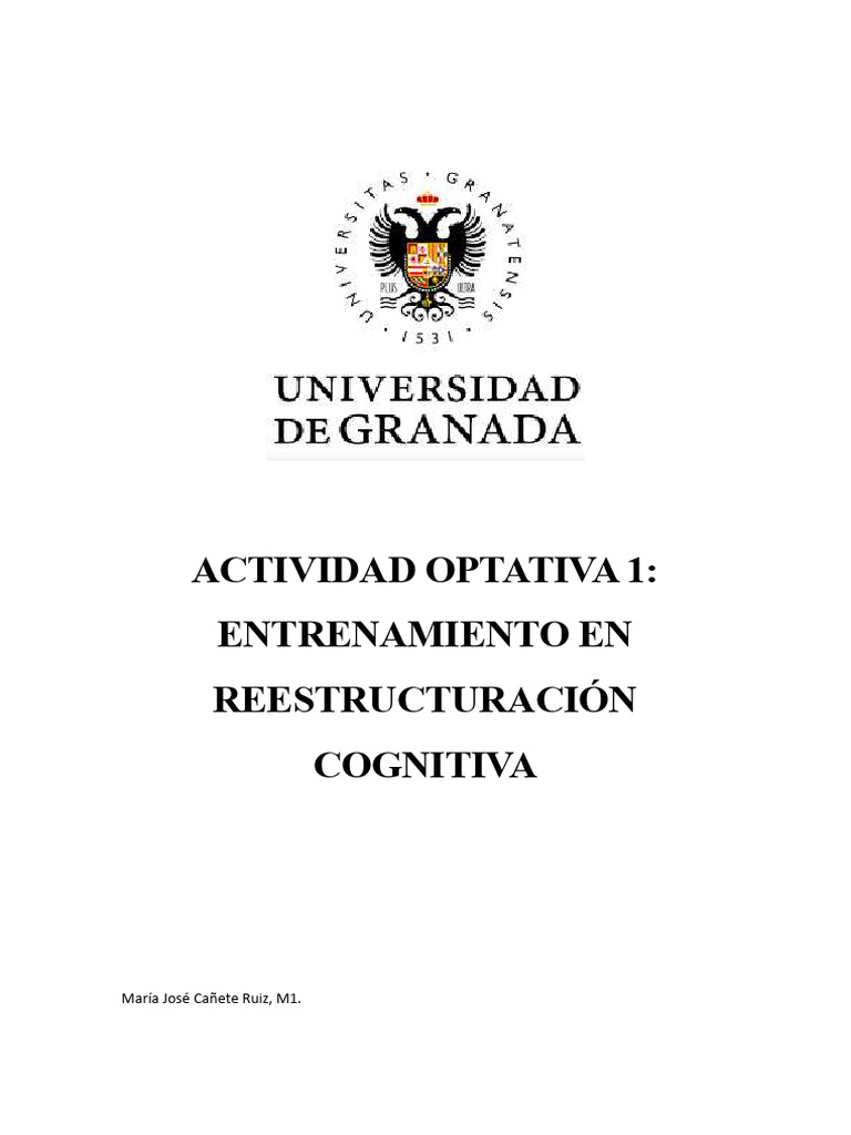 Actividad Optativa 1 | PDF | Las emociones | Pensamiento