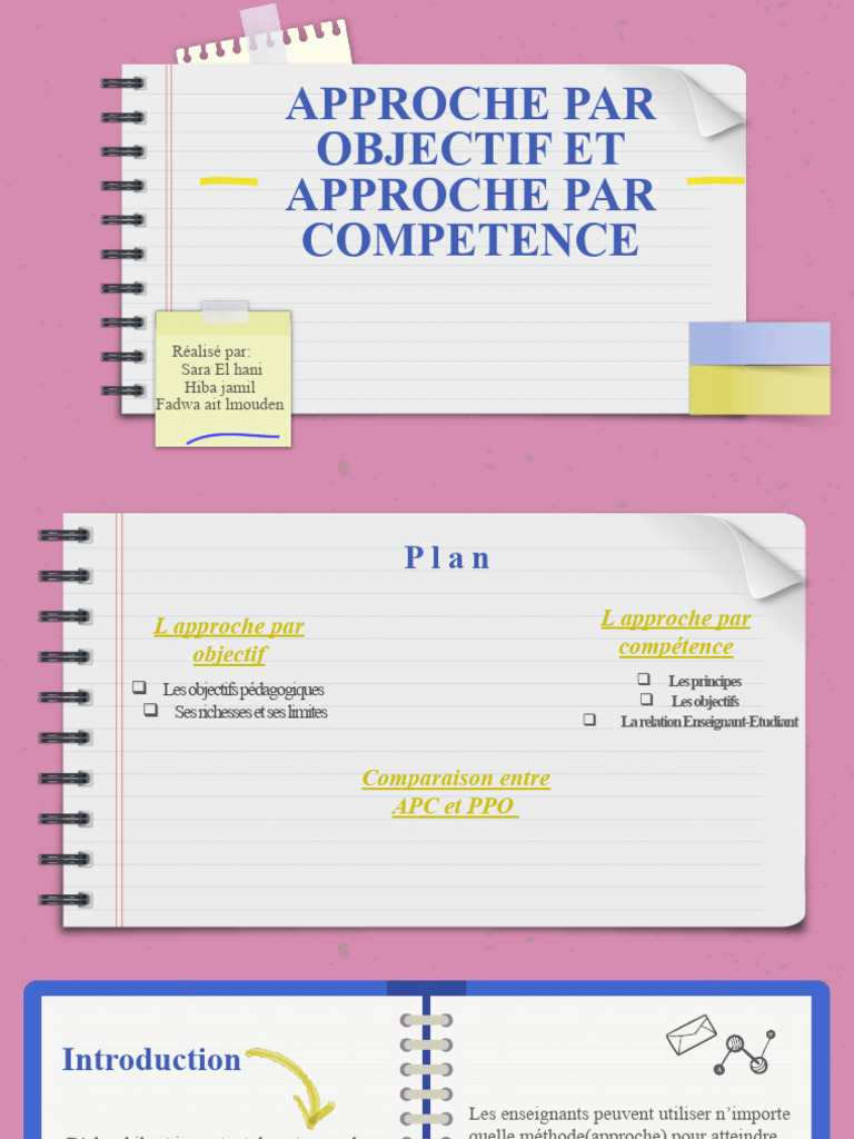 Comparaison des Approches Pédagogiques | PDF | Pédagogie | Apprentissage