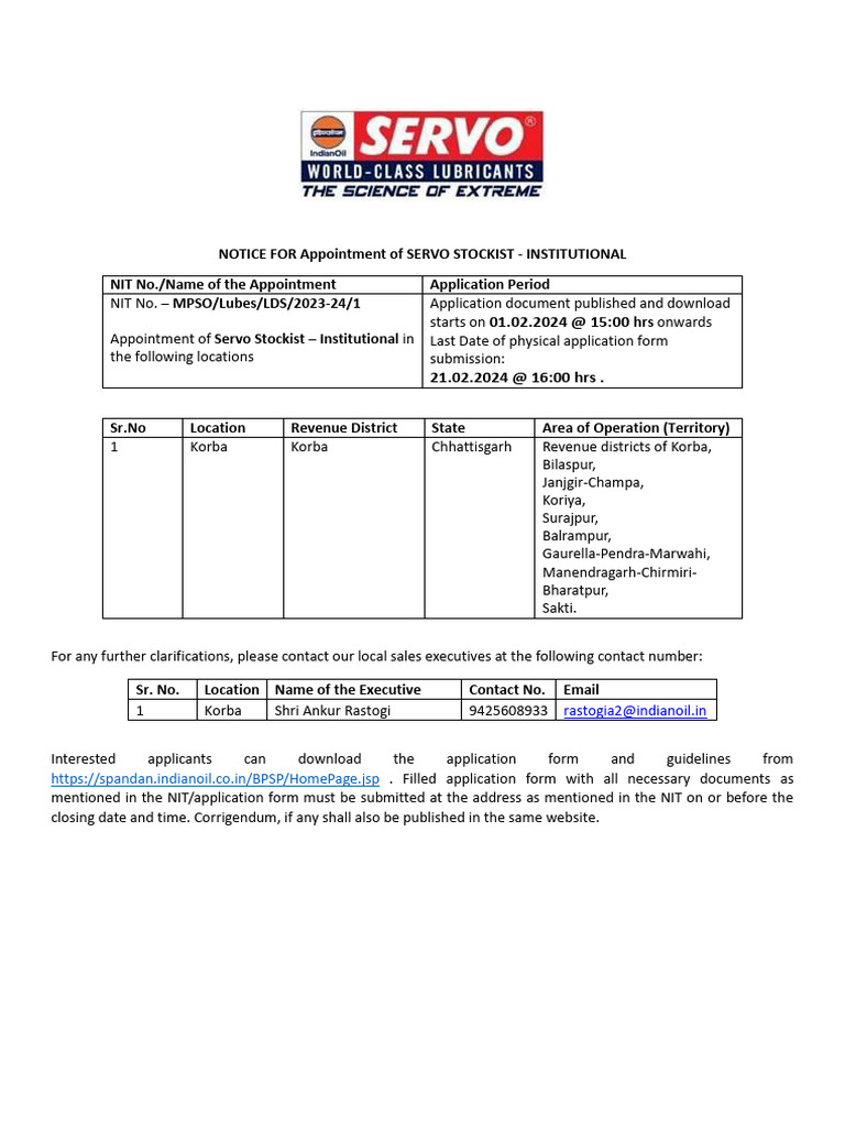NIT Application and Annexures - SSI Korba | PDF | Banks | Securities (Finance)