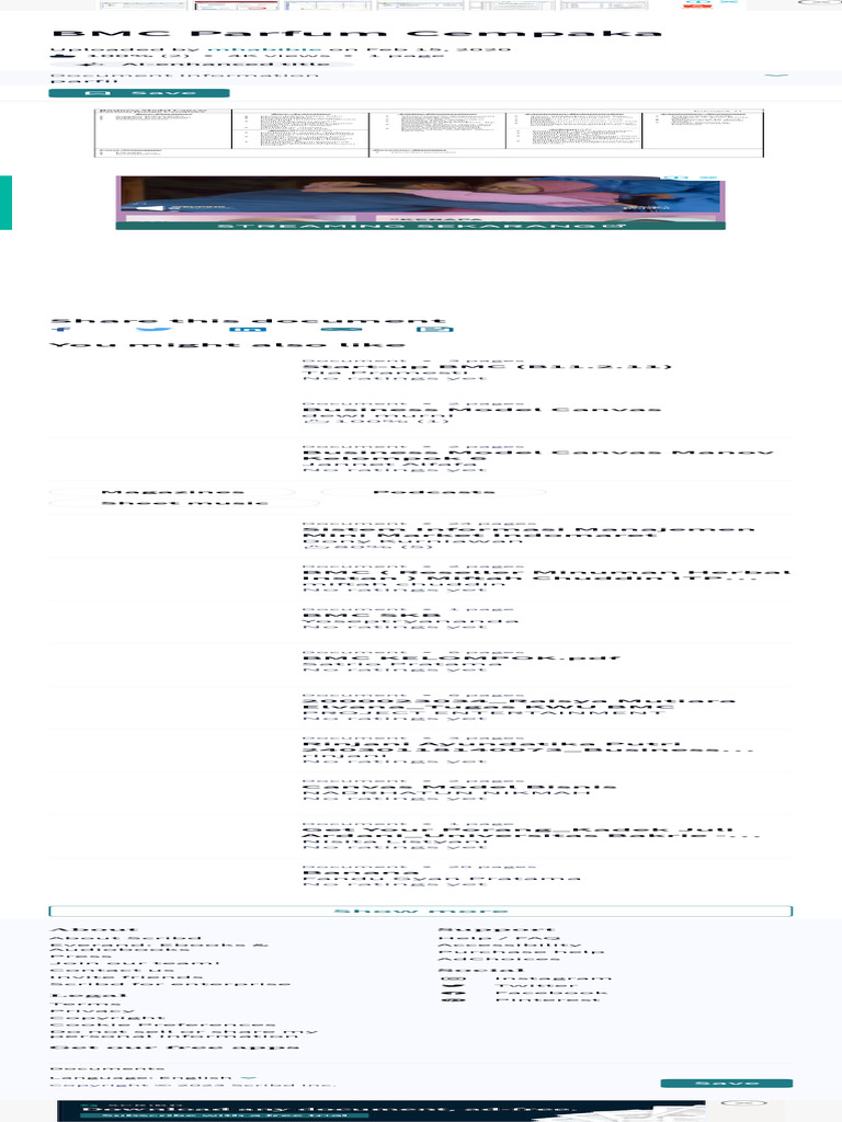 BMC Parfum Cempaka PDF | PDF