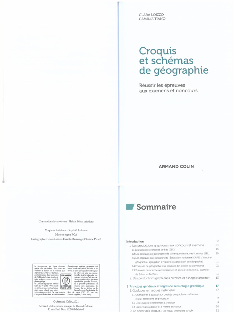 Croquis e Schémas de Géographie | PDF