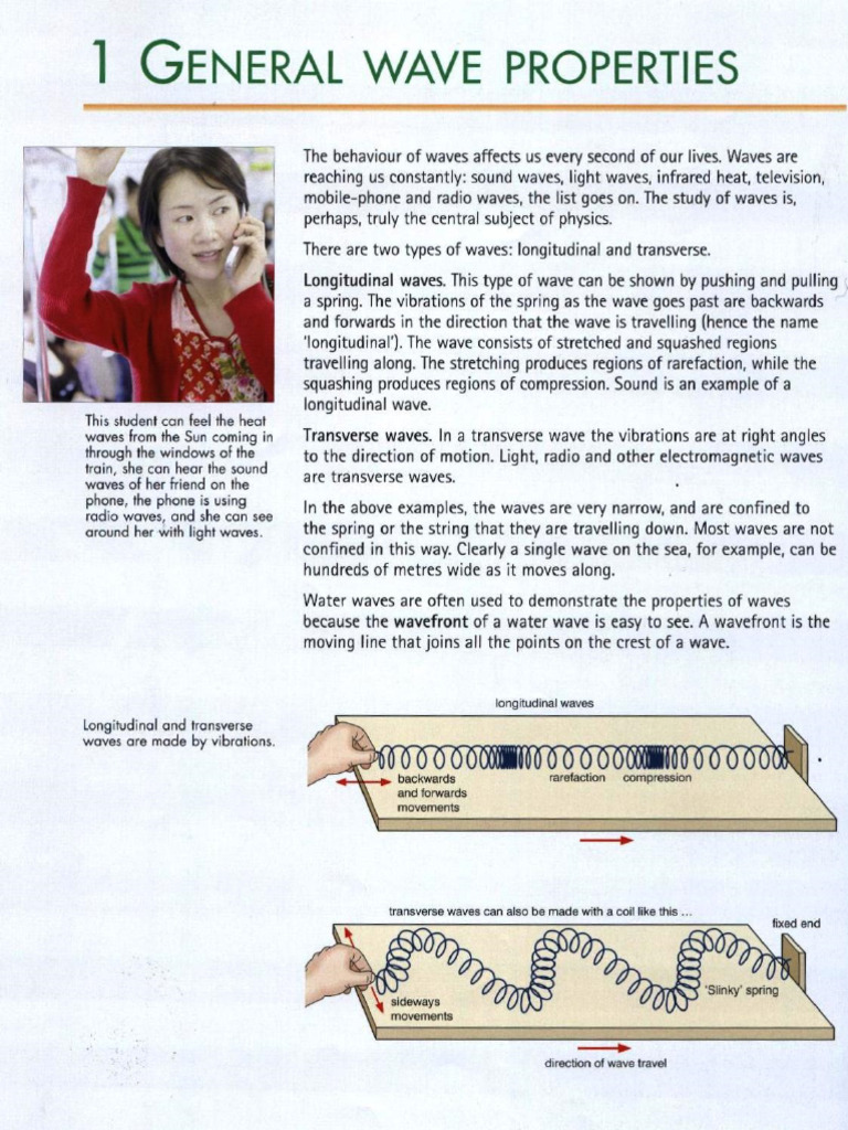 Igcse Physics (11) - General Wave Properties 001 | PDF