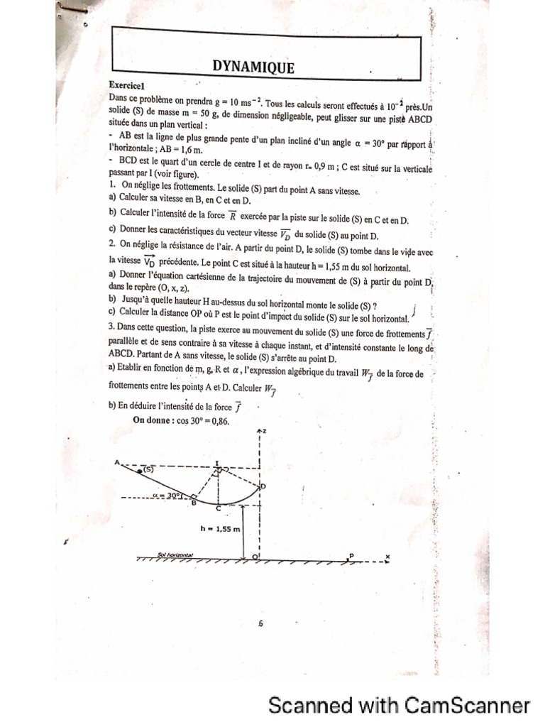 TD Dynamique Cod | PDF