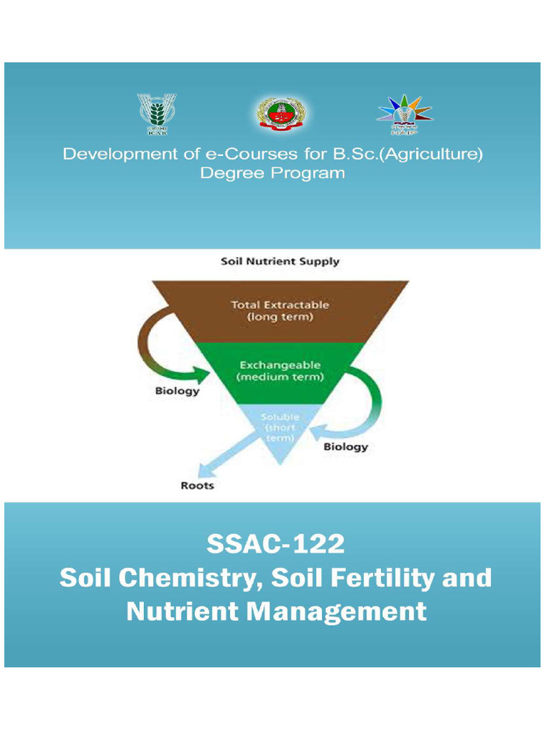 Soil Chemistry, Soil Fertility & Nutrient Management | PDF | Soil | Ph Soil Chemistry, Soil Fertility & Nutrient Management | PDF | Soil | Ph