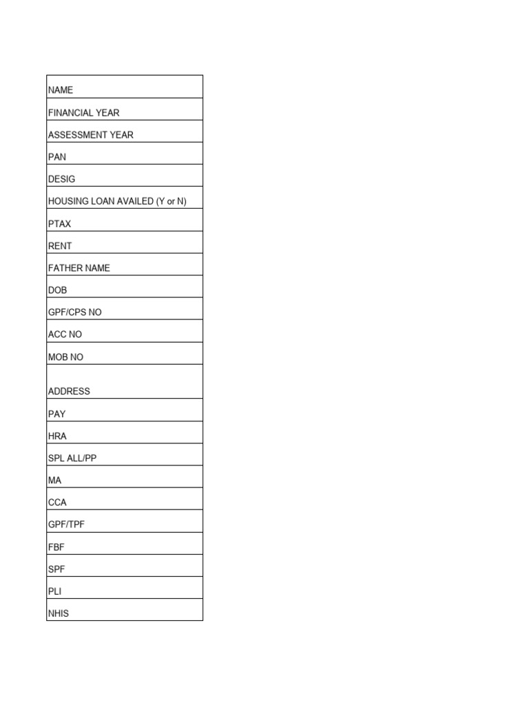 Cps Tax Form Format For 23-24 | PDF | Business | Taxes