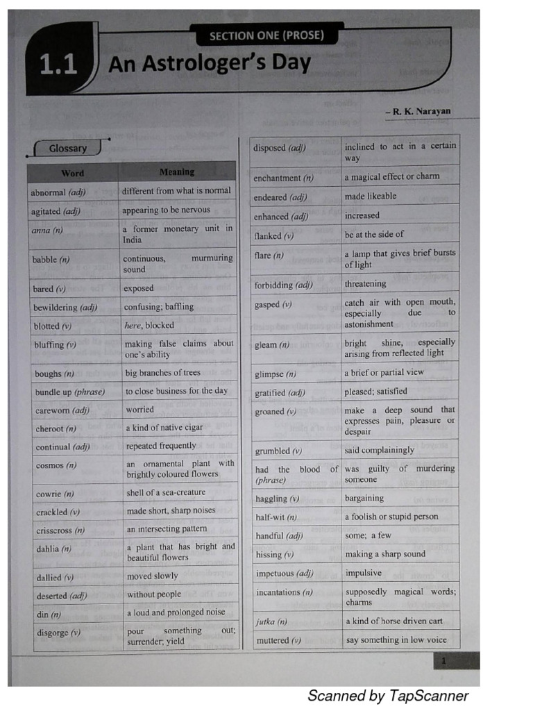 Eng 12th Target Que & Ans | PDF