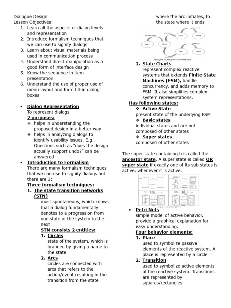 Hci Lesson 7 | PDF | Menu (Computing) | Graphical User Interfaces