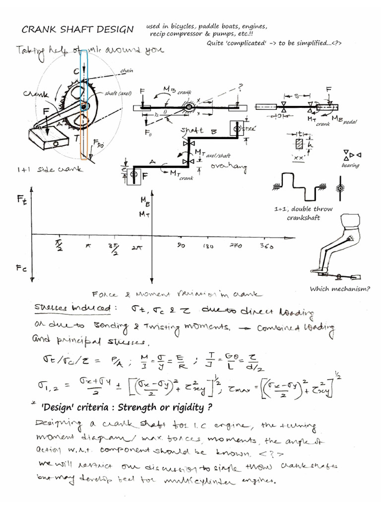 Bicycle Crank Dynamics1e2 | PDF