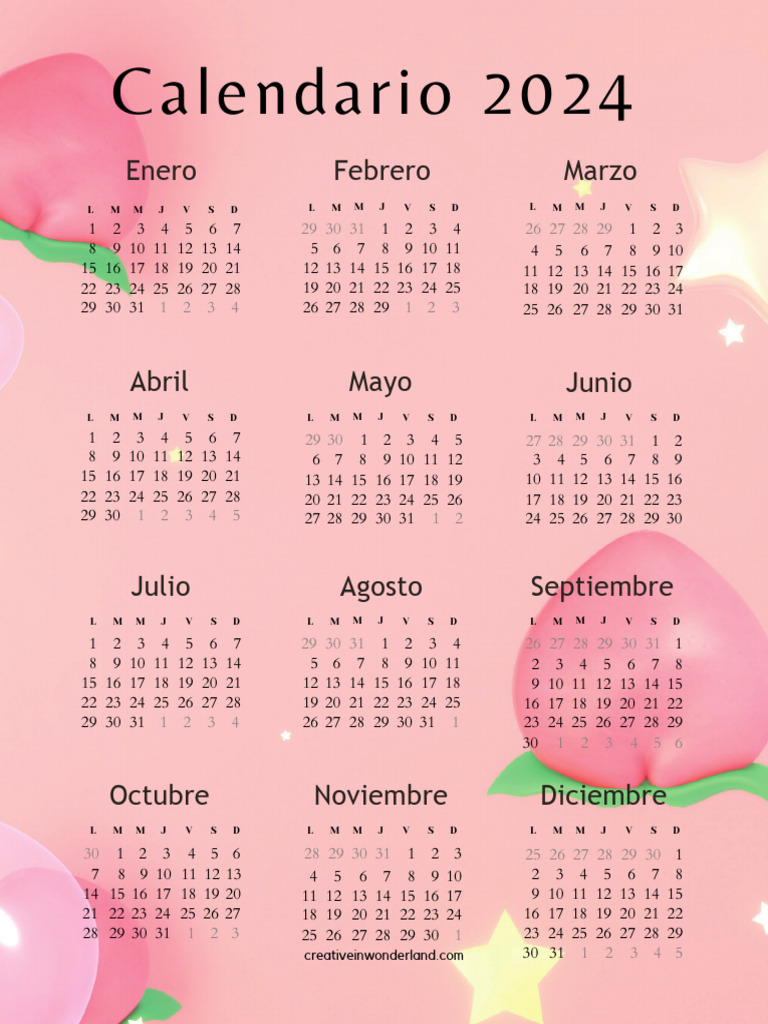 Calendario 2024 07 | PDF